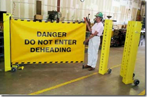 Retractable Safety Barricade | Custom Made