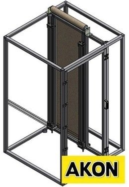 Retractable Machine Guarding Fence - Akon - Skirting and Bellows