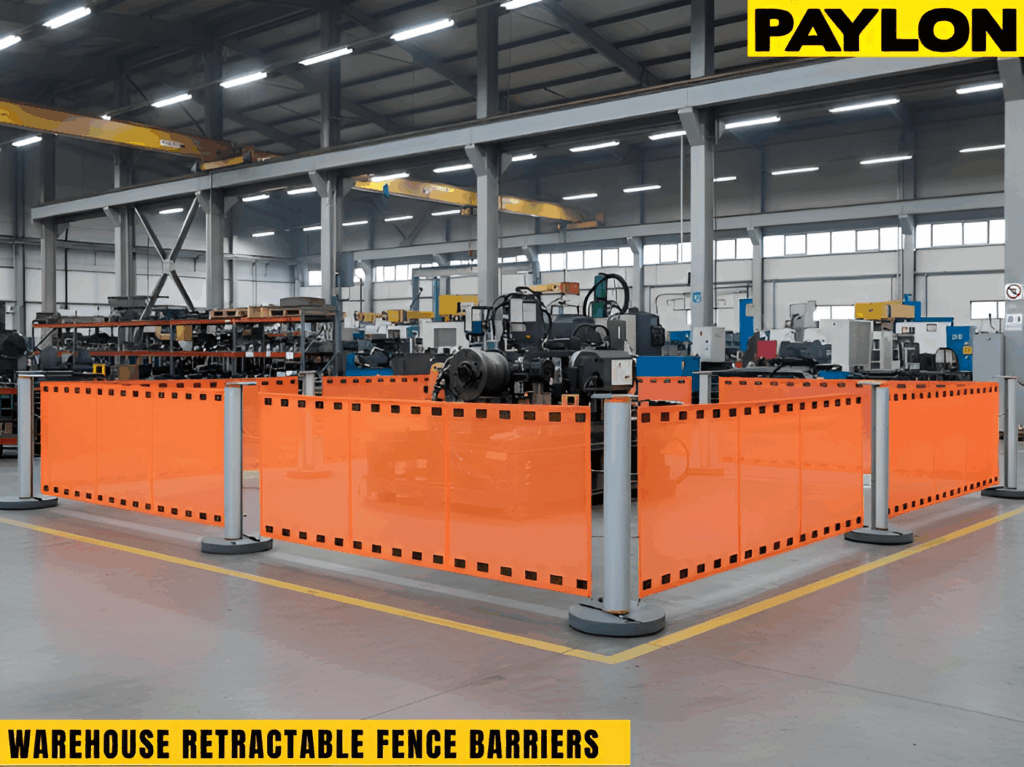 Industrial Warehouse Retractable Fence Barriers: The Fastest Way to ...